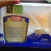 Giant Eagle Ground Turkey, Lean: Calories, Nutrition Analysis & More ...