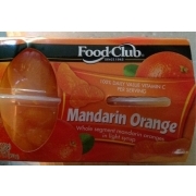 Food Club Fruit Cups,Mandarin Orange: Calories, Nutrition Analysis ...