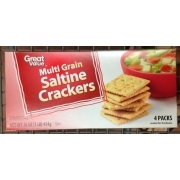Great Value Multi Grain Saltine Crackers: Calories, Nutrition Analysis ...