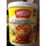 Maesri Masaman Curry Paste: Calories, Nutrition Analysis & More | Fooducate