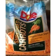 Dole Shredded Carrots: Calories, Nutrition Analysis & More | Fooducate