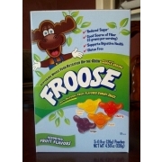 Froose Snack, Gummy, 100% Natural Fruit Flavored: Calories, Nutrition ...