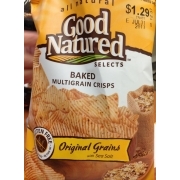 Good Natured Baked Multigrain Crisps, Original Grains with Sea Salt ...