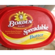 Borden Butter,Spreadable With Canola Oil: Calories, Nutrition Analysis ...