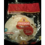 Mission Flour Tortillas, Super Soft: Calories, Nutrition Analysis ...