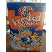 Western Family Sweetened Corn Cereal, Frosted Flakes: Calories ...