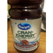 Ocean Spray Cran Energy Juice Drink, Cranberry Energy: Calories ...