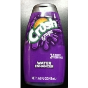 Crush Grape Water Enhancer: Calories, Nutrition Analysis & More | Fooducate