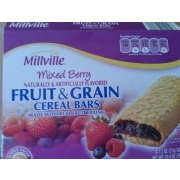 Millville Cereal Bars, Fruit And Grain, Mixed Berry: Calories ...