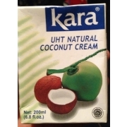 Kara Coconut Cream: Calories, Nutrition Analysis & More | Fooducate