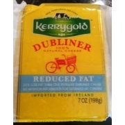 Kerrygold Dubliner, 100% Natural Cheese, Reduced Fat: Calories ...