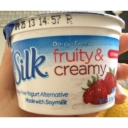 Silk Non-Dairy Soy Yogurt, Strawberry: Calories, Nutrition Analysis ...