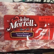 John Morrell Thick Hardwood Smoked Bacon: Calories, Nutrition Analysis ...