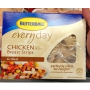 Butterball Chicken Breast Strips,Grilled W/Rib Meat: Calories ...