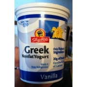 ShopRite Greek Yogurt, Non-fat, Vanilla: Calories, Nutrition Analysis ...