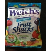 Welch's Fruit Snacks, Mixed Fruit: Calories, Nutrition Analysis & More ...