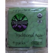 Tambor Traditional Acai: Calories, Nutrition Analysis & More | Fooducate
