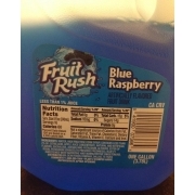 Fruit Rush Blue Raspberry Fruit Drink: Calories, Nutrition Analysis ...