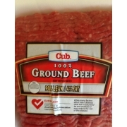 Cub Ground Beef: Calories, Nutrition Analysis & More | Fooducate