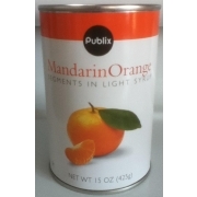 Publix Mandarin Orange in Light Syrup: Calories, Nutrition Analysis & More | Fooducate
