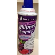 Lucerne Extra Creamy Whipped Topping Made With Real Cream: Calories ...