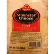 ShopRite Muenster Cheese, Sliced: Calories, Nutrition Analysis & More ...