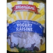 Mariani Vanilla Yogurt Raisins: Calories, Nutrition Analysis & More ...
