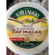 Il Villaggio Grated Imported Parmesan Cheese: Calories, Nutrition ...