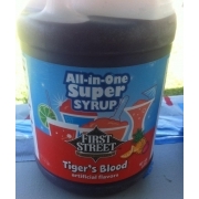 First Street Super Syrup, Tigers Blood: Calories, Nutrition Analysis ...