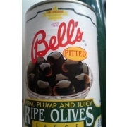 Bell's Olives, Large Pitted Ripe: Calories, Nutrition Analysis & More ...