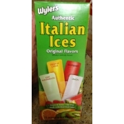 Wyler's Authentic Italian Ices, Original Flavors: Calories, Nutrition ...