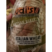 Udi's Artisan Bakery, Italian Wheat, Bread: Calories, Nutrition ...