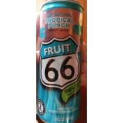 Fruit 66 Tropical Punch Fruit Juice: Calories, Nutrition Analysis ...
