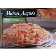 Michael Angelo's Chicken Fettuccini in Tomato-Basil Cream Sauce ...