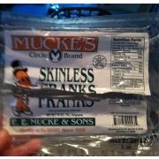 Mucke's Skinless Franks: Calories, Nutrition Analysis & More | Fooducate