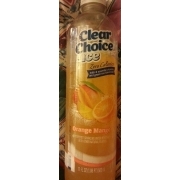 Clear Choice Ice, Orange Mango, Flavored Sparkling Water: Calories ...