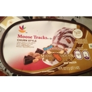 Giant Moose Tracks, Churn Style, Light Vanilla Ice Cream With Peanut ...