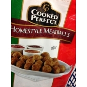 Cooked Perfect Meatballs, Homestyle: Calories, Nutrition Analysis ...
