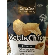 Essential Everyday Kettle Chips, Made With Natural Oil: Calories ...