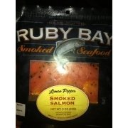 Ruby Bay Smoked Seafood, Lemon Pepper, Smoked Salmon: Calories ...