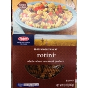 Ralphs 100% Whole Wheat Rotini, Whole Wheat Macaroni Product: Calories ...
