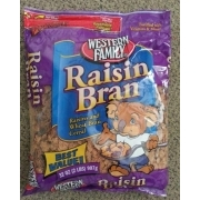 Western Family Raisin Bran, Raisin And Wheat Bran Cereal: Calories ...