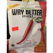 Way Better Snacks Sweet Chili Tortilla Chips: Calories, Nutrition ...
