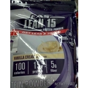 EAS Lean 15, Vanilla Cream Protein Powder: Calories, Nutrition Analysis ...