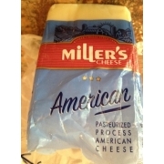 Miller's Cheese American Cheese: Calories, Nutrition Analysis & More ...
