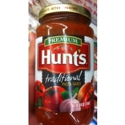Hunts Traditional Pasta Sauce: Calories, Nutrition Analysis & More ...