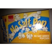 Harris Teeter No Salt Added Popcorn: Calories, Nutrition Analysis ...
