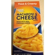Great Value Macaroni & Cheese Dinner, Made With Real Cheddar Cheese ...