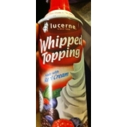 Lucerne Whipped Topping Cream: Calories, Nutrition Analysis & More ...