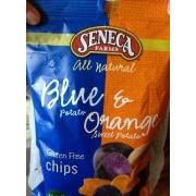 Seneca Farms Blue & Orange Sweet Potato Chips: Calories, Nutrition ...